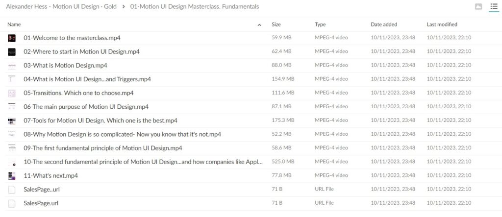 Alexander Hess - Motion UI Design · Gold - CheapCoursesZone